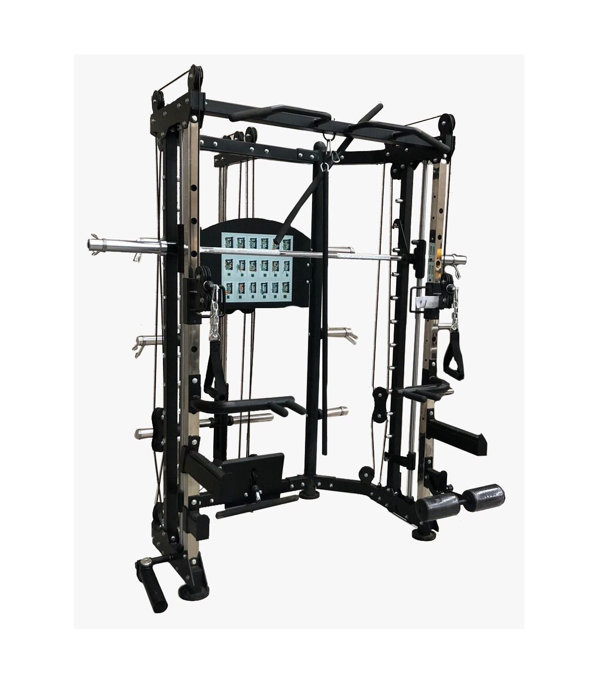 Rack Multifuncional con Smith Sin Peso Integrado Modelo DACAR08