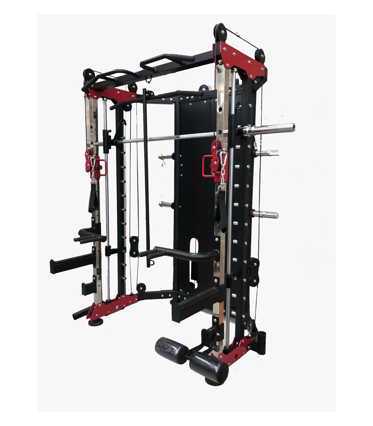 Rack Multifuncional con Smith Con Peso Integrado